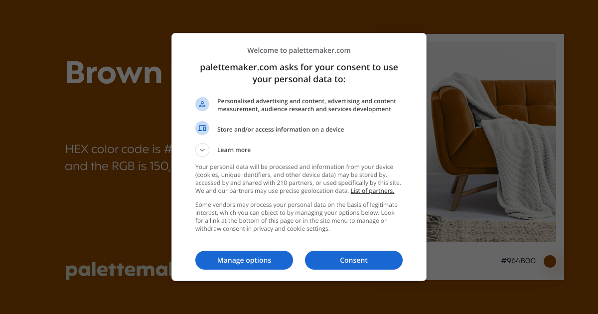 Brown Color HEX 964B00 Meaning And Live Previews PaletteMaker Brown Color HEX 964B00 Meaning And Live Previews PaletteMaker